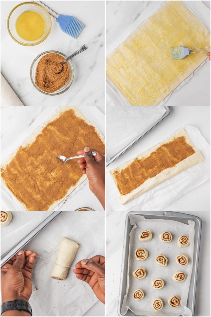 Puff Pastry Cinnamon Rolls Recipe - cravingsmallbites.com
