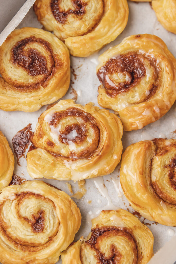 Puff Pastry Cinnamon Rolls Recipe - cravingsmallbites.com