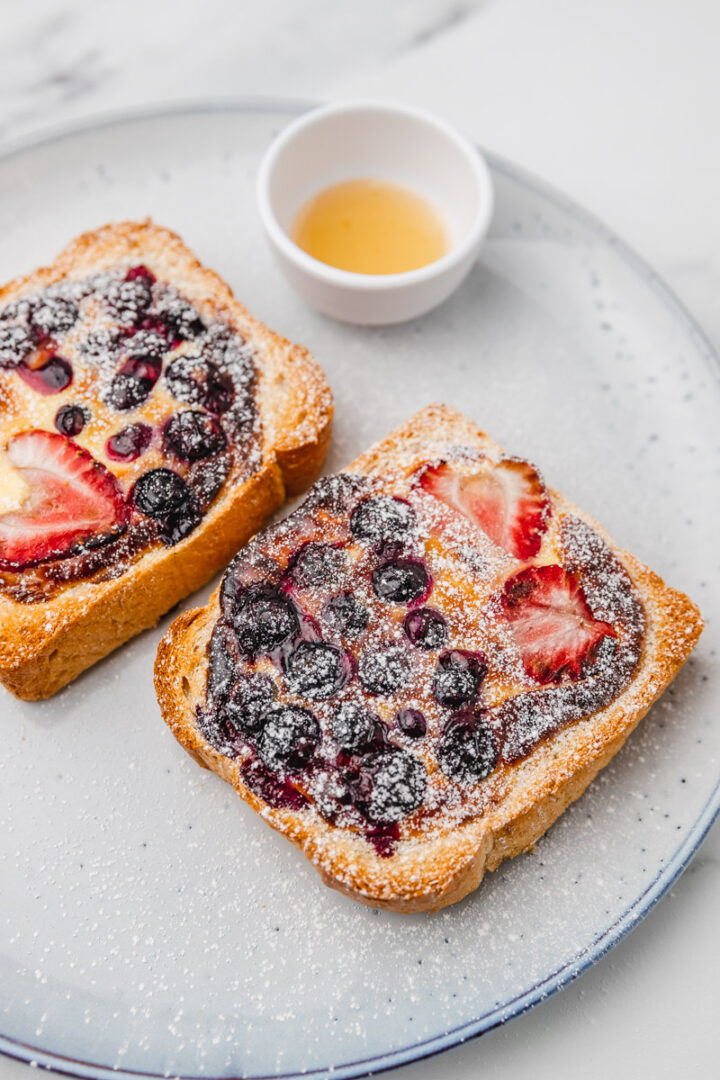 Yogurt Custard Toast (TikTok Custard Toast) - cravingsmallbites.com